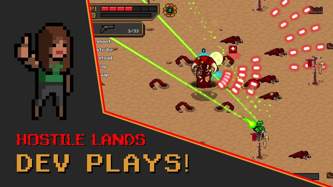 Dev Plays Hostile Lands | Part 2 | 2D Roguelite Shooter - SteamNextFest ...