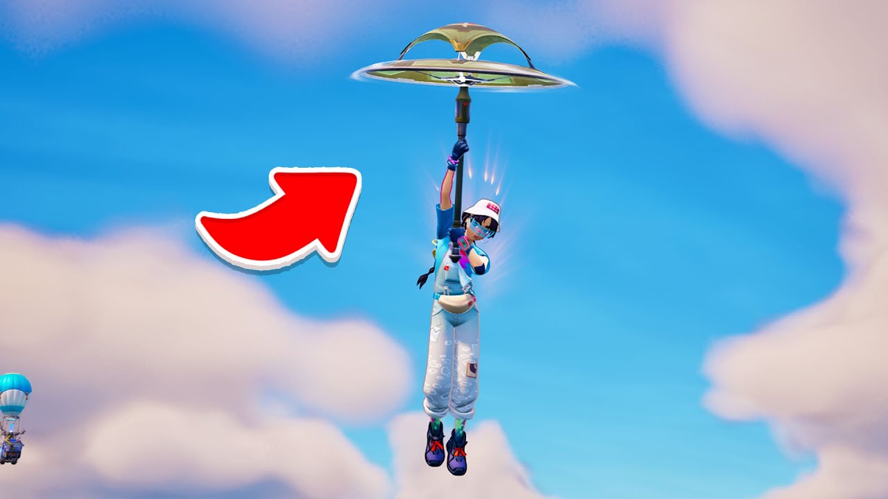 Testing The New Victory Umbrella Fortnite Chapter 5 Season 1 - YouTube