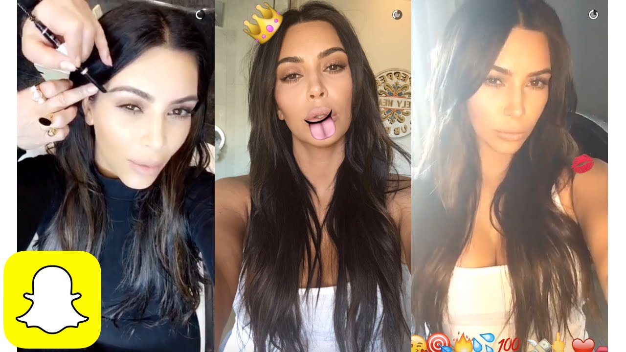 Kim Kardashian's FIRST EVER SNAPCHAT | Kylie Snaps - YouTube