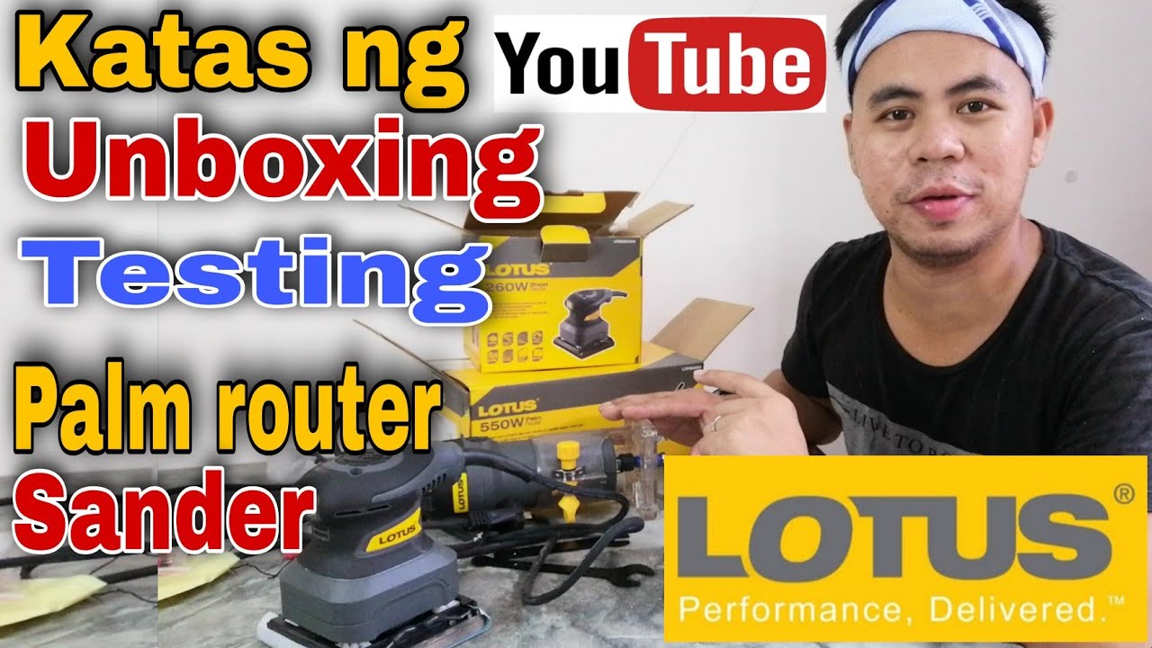 LOTUS | Unboxing & Testing | Katas ng Youtube | Lotus Palm Router ...