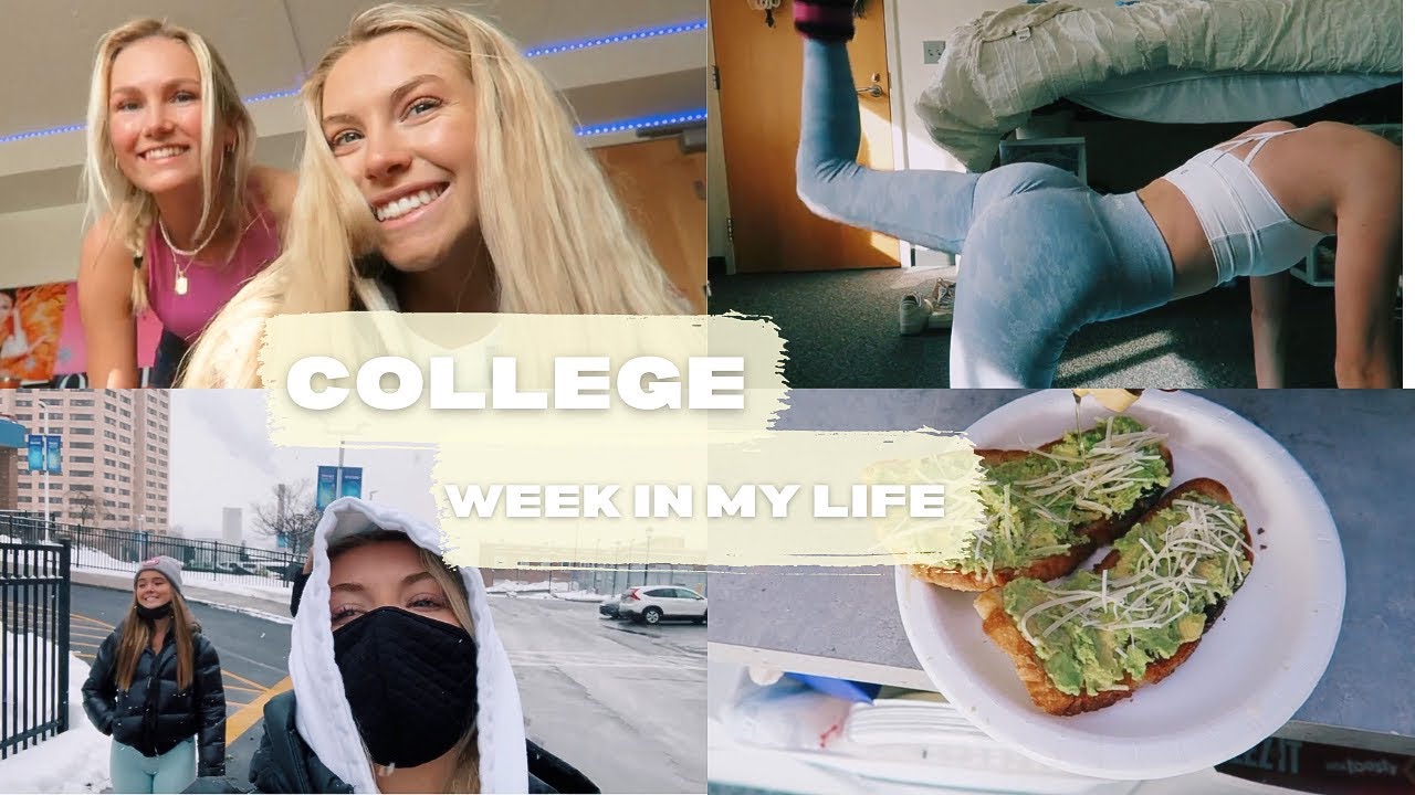 COLLEGE WEEK IN MY LIFE: first week of classes, what I eat, workouts ...