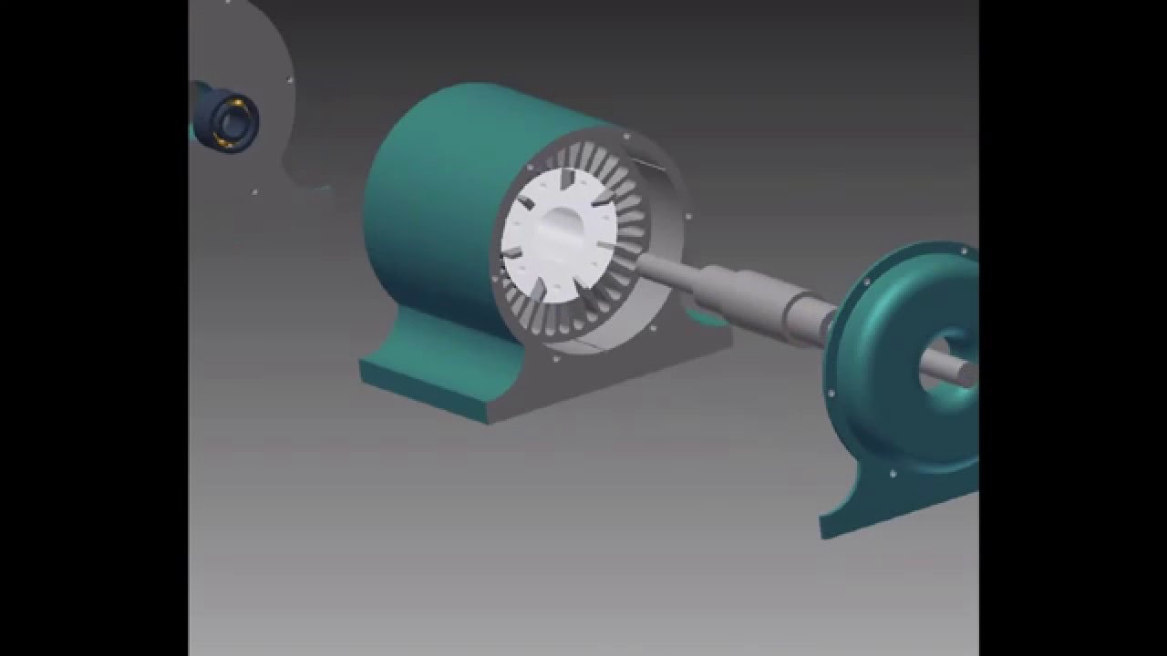 Induction Motor - Autodesk Inventor - YouTube