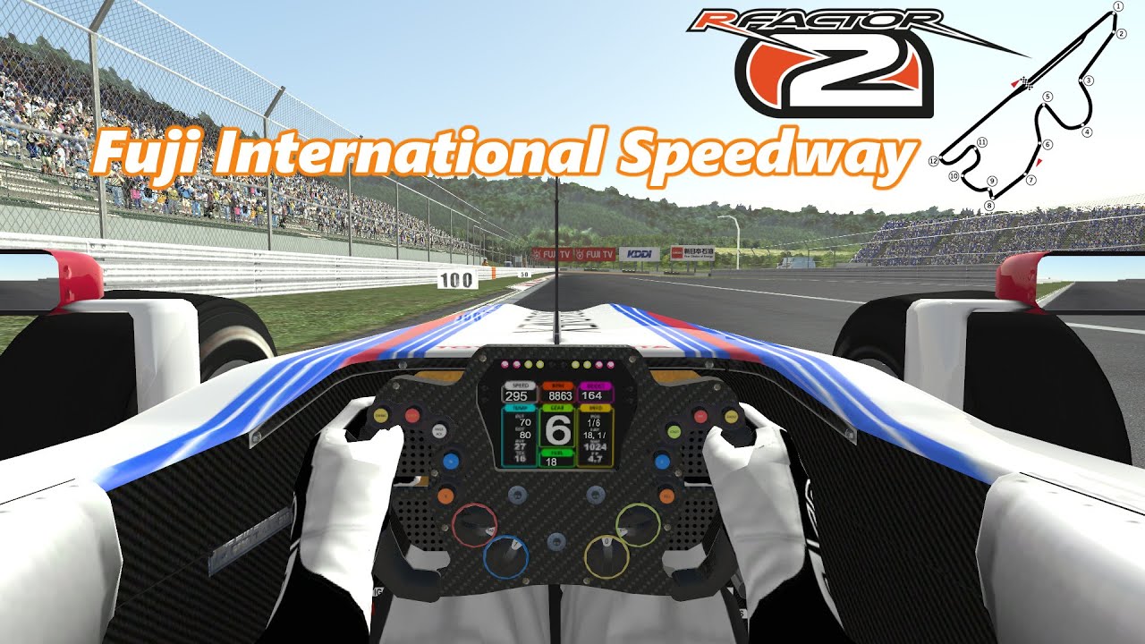 rFactor 2 - Super Formula 2016 Dallara SF14 #20 - Fuji Speedway - YouTube