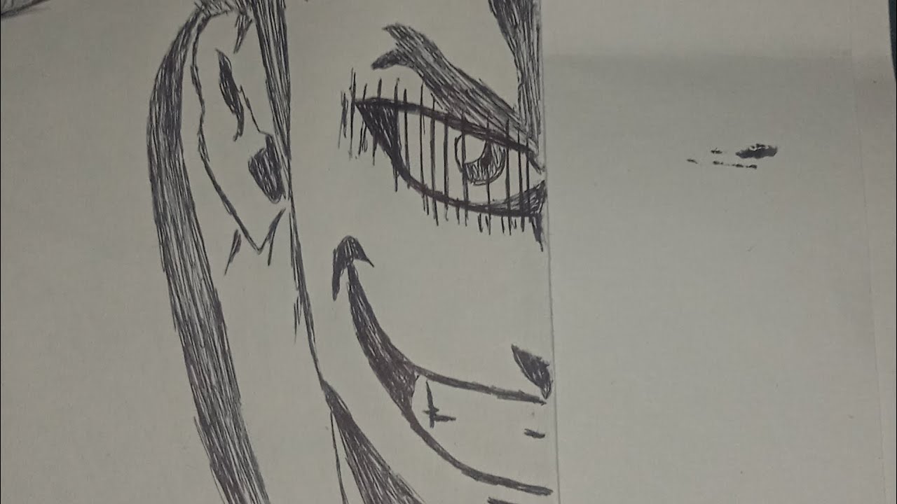 ONE PIECE - Zoro - Drawing 29 Half Face 😈 - YouTube