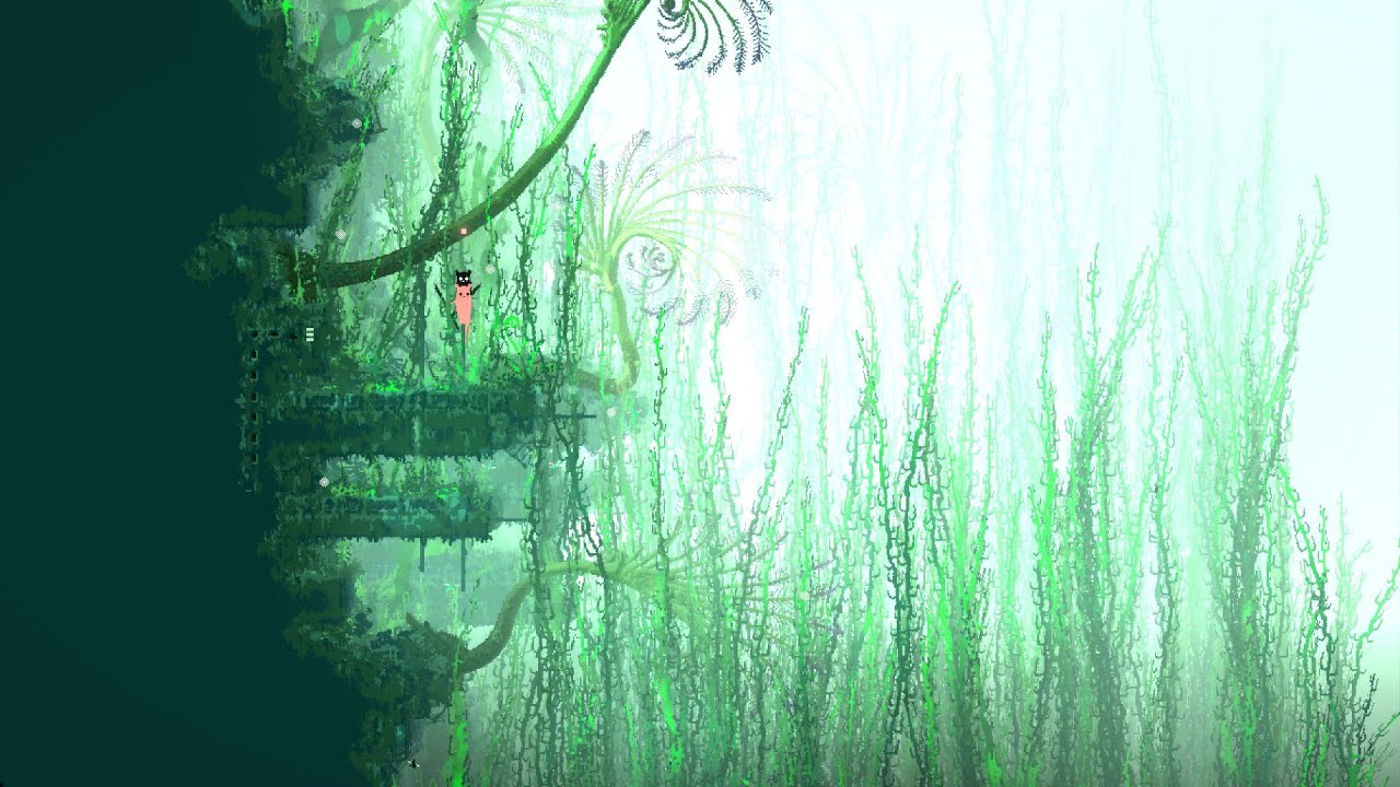 Rain World - Hunter and Goobert in Lush Mire - YouTube