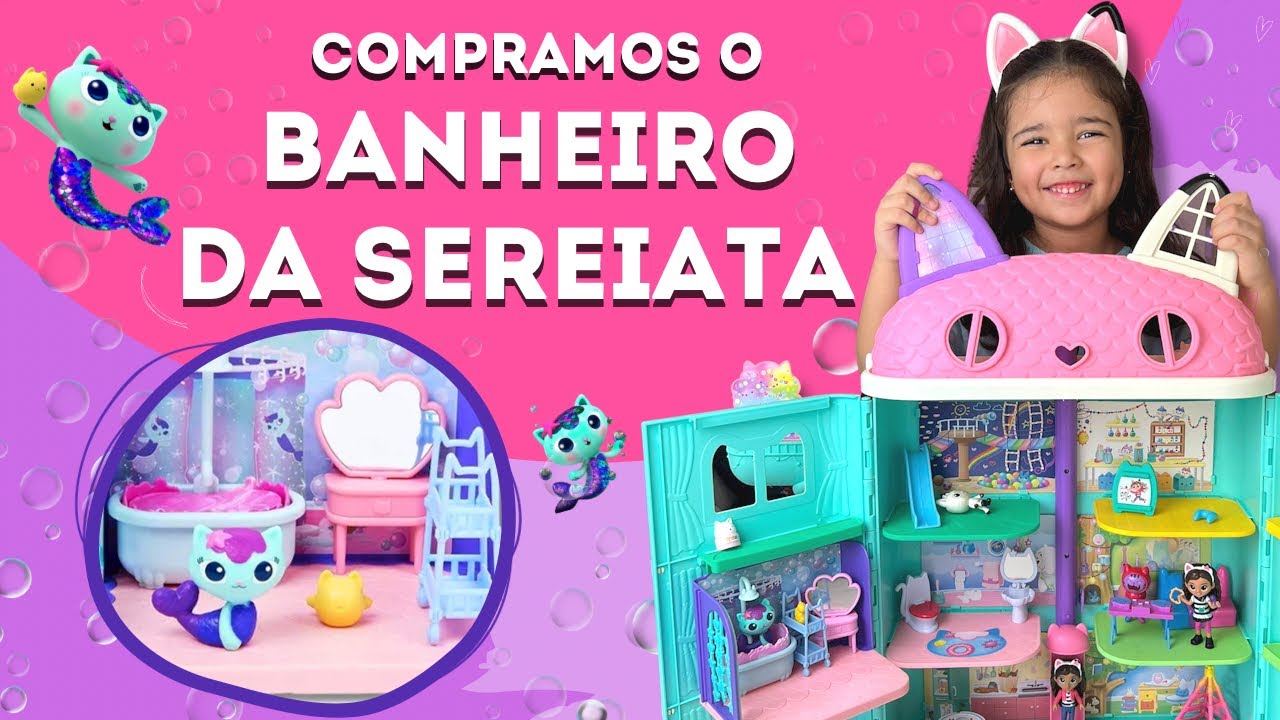Compramos o Banheiro da Sereiata | A CASA MÁGICA DA GABBY #gabby # ...