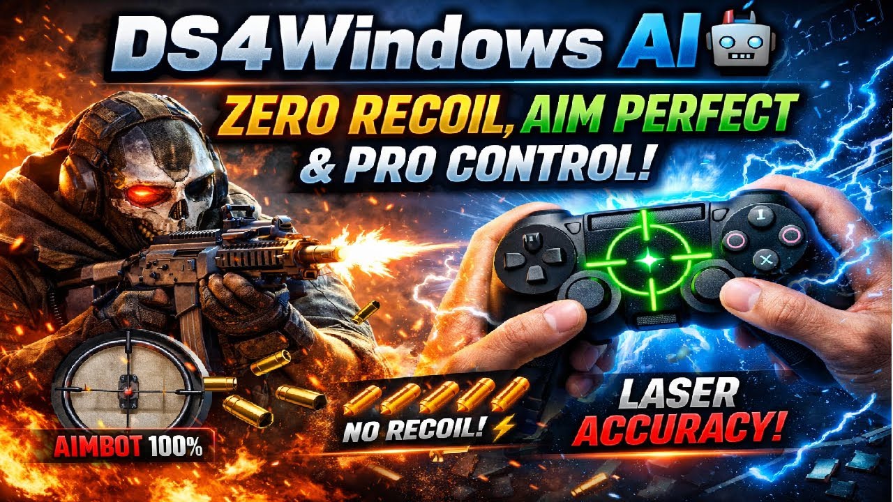 DS4Windows AI 🤖 – ZERO RECOIL, AIM PERFECT & PRO CONTROL - YouTube