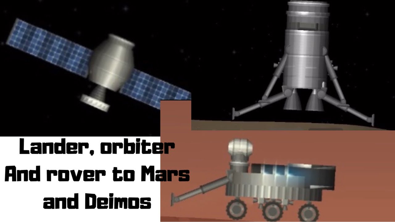 SFS | lander rover and orbiter to Mars - YouTube