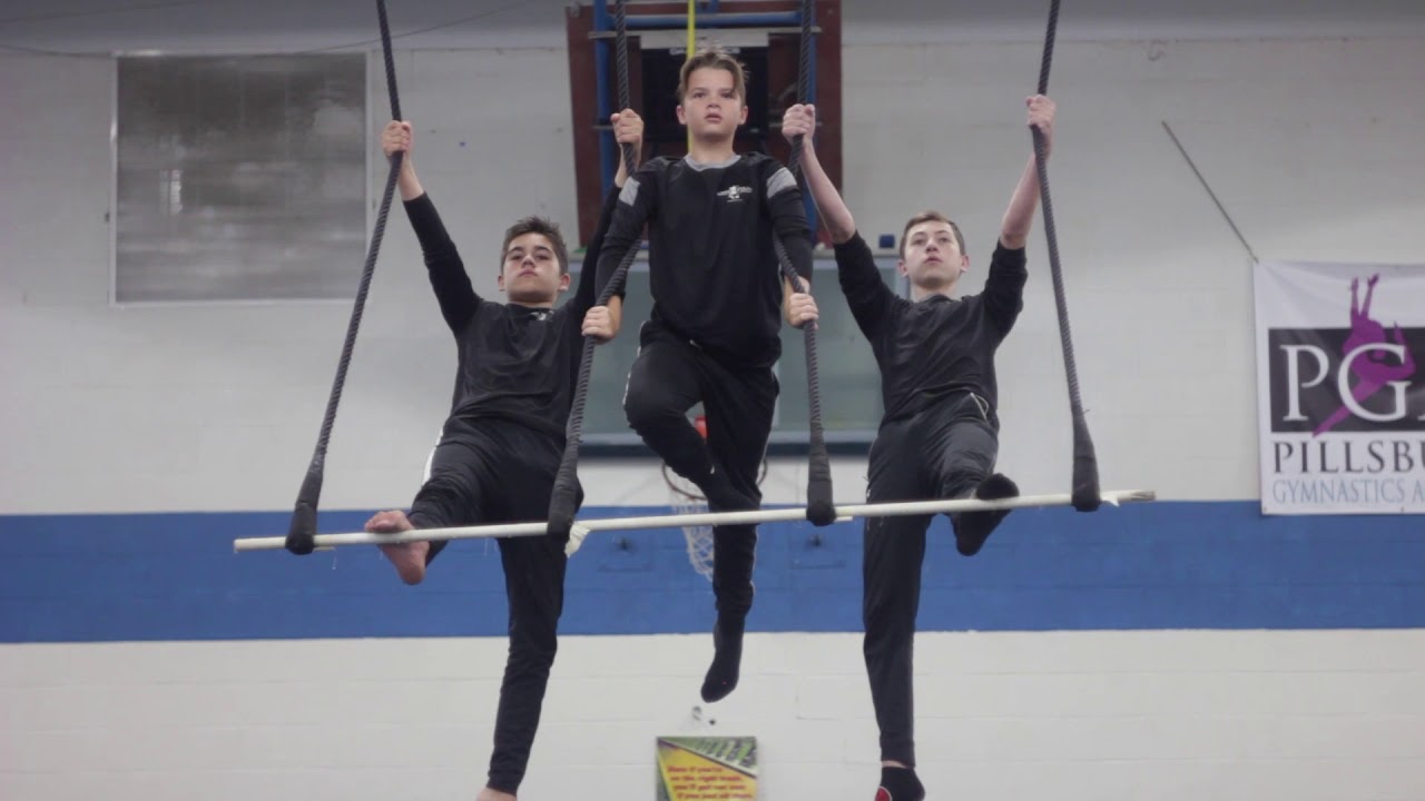 2019 Session 3 Triple Trapeze, Antioine Courtland and Dawson - YouTube