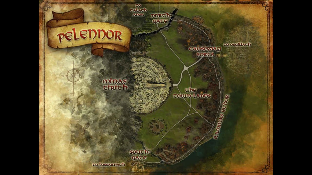 LOTRO | Brawler 101 lvl. Osgiliath, Pelennor Fields and Minas Tirith ...