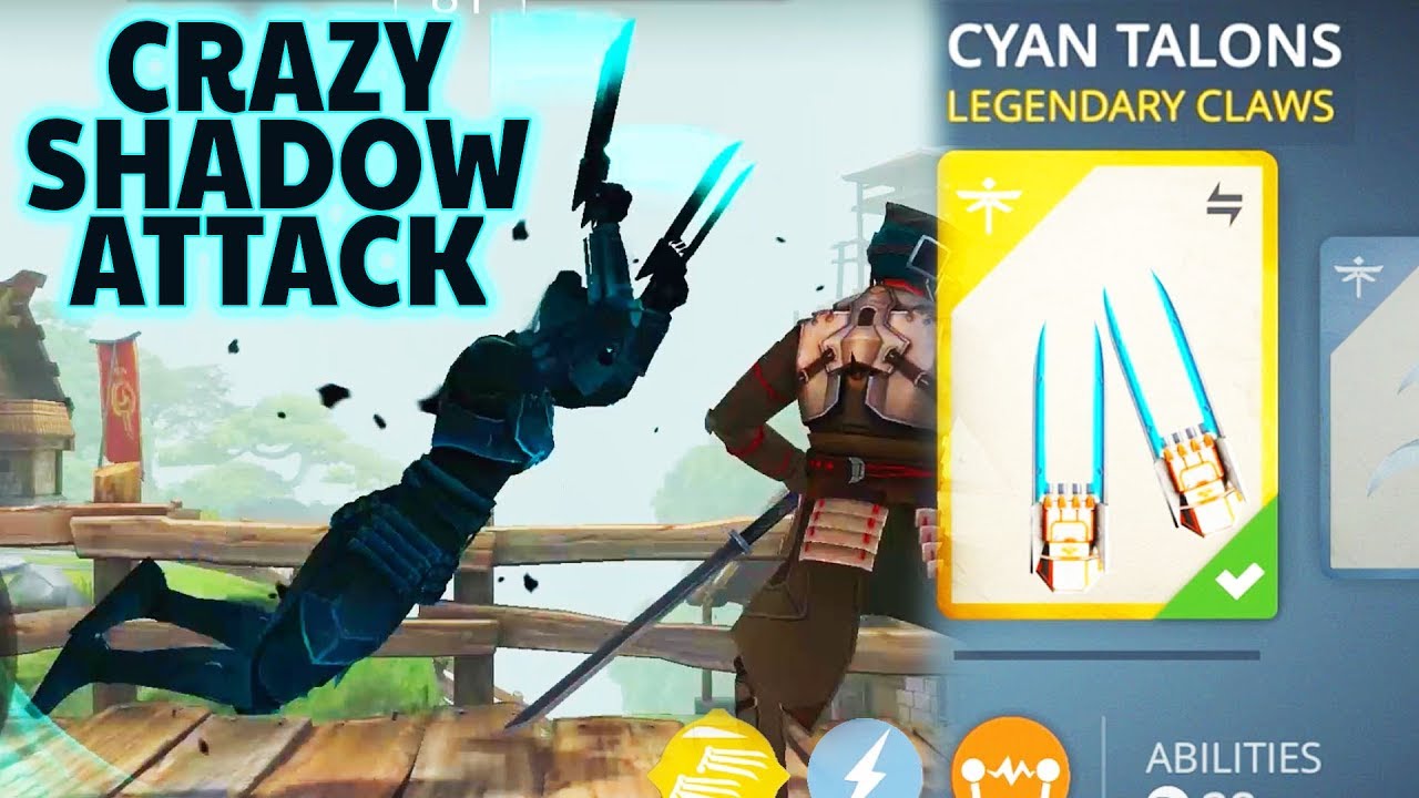 Shadow Fight 3. I GOT CYAN TALONS. Gameplay and Review. BEST Weapon ...