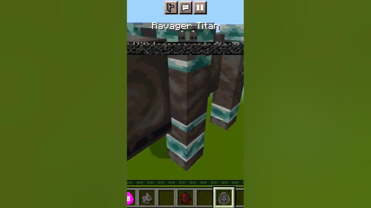 Titan Ravager Animation Vs Minecraft Shorts Minecraft Youtube