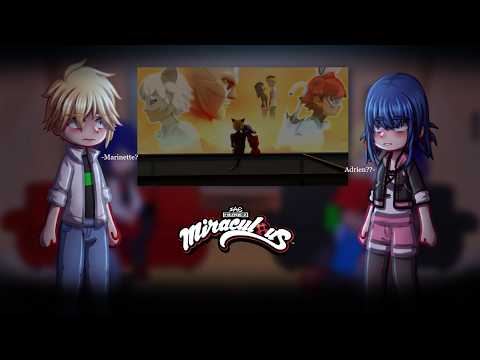 Miraculous Ladybug Characters react to Chat Blanc | Chat Blanc/Identity reveal | 1/2 | Gacha Nebula