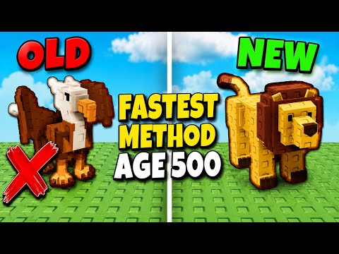 😱NEW FASTEST METHOD for AGE 500 pets in GROW A GARDEN (Updated) 