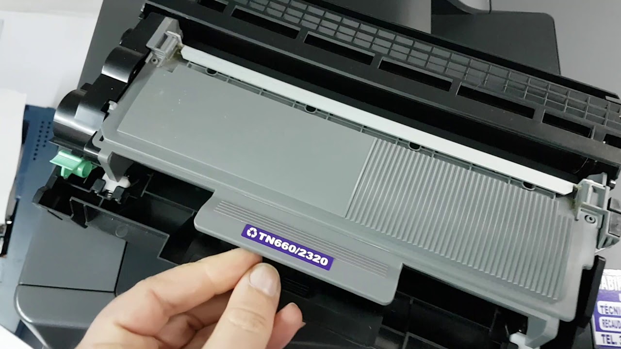 Cambio cartucho de toner Brother 2540 y 7065 - YouTube