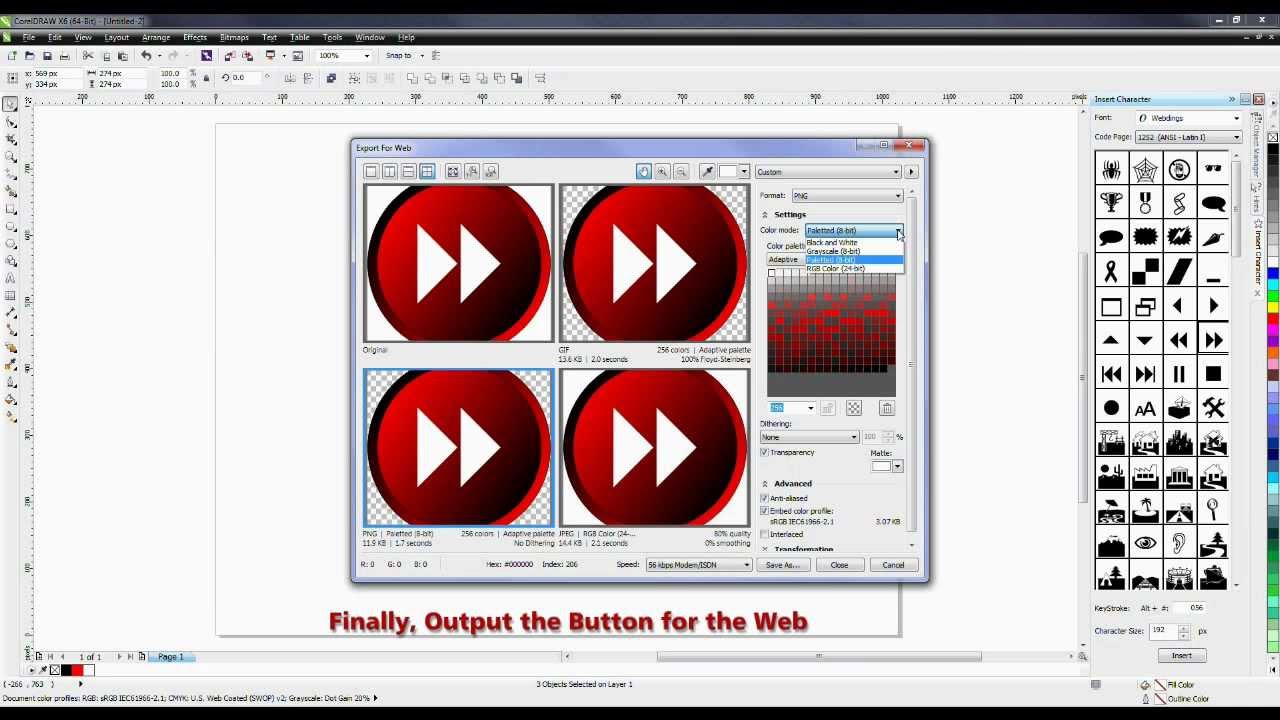 3D Button In Three Steps YouTube 3D Button In Three Steps YouTube