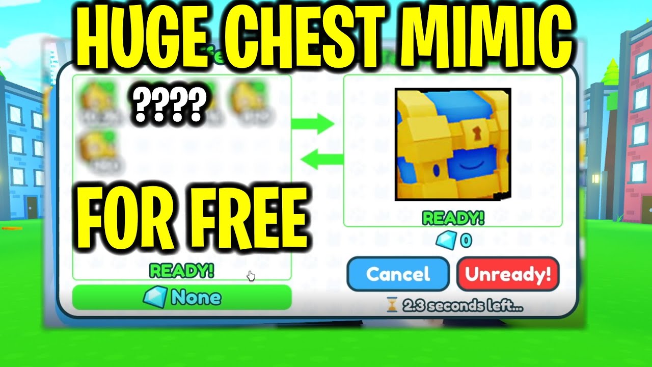 HUGE CHEST MIMIC FOR FREE WITH THIS SECRET METHOD!? - Pet Simulator X ...