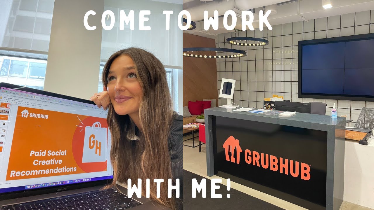 first day in the Grubhub office | work outfits, social media marketing ...
