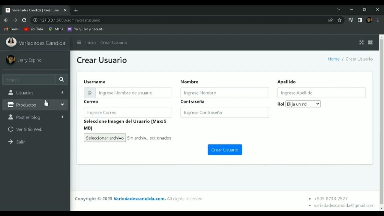 Proyecto Final CS50xNI: Pagina Web con Flask, Python, SQLite, Bootstrap Parte 2 - YouTube