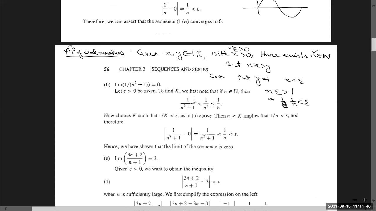 L18-Real Analysis-Different interpretations of Convergence of a ...