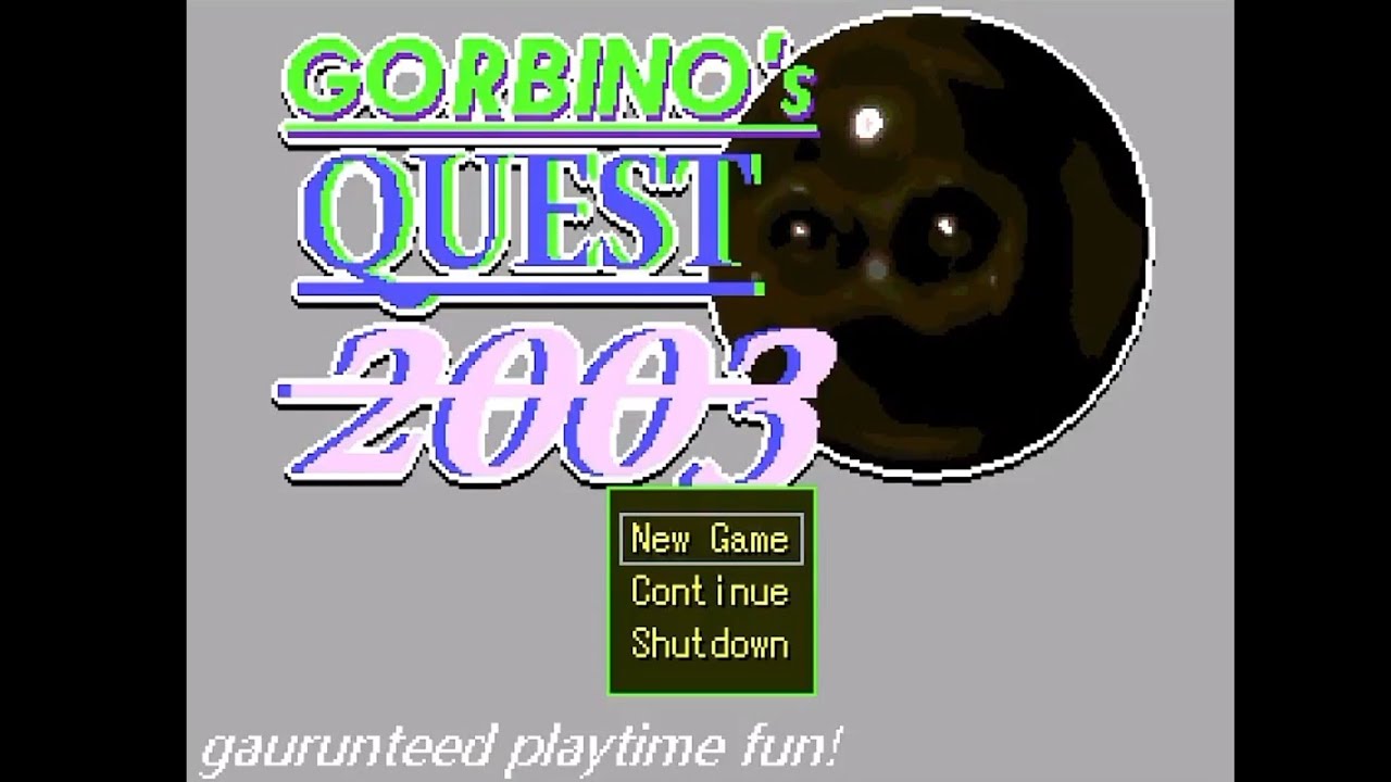 Gorbino's quest 2003 full playthrough - YouTube