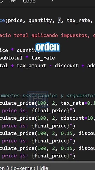 ¿sabías Esto De Python Positional Y Keyword Arguments Aprenderpython Shortsfeed Python