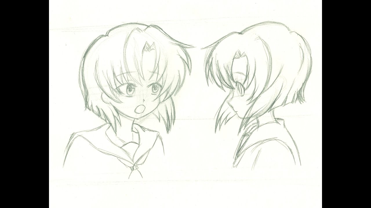 How To Draw Rena Ryuugu (Higurashi) - YouTube