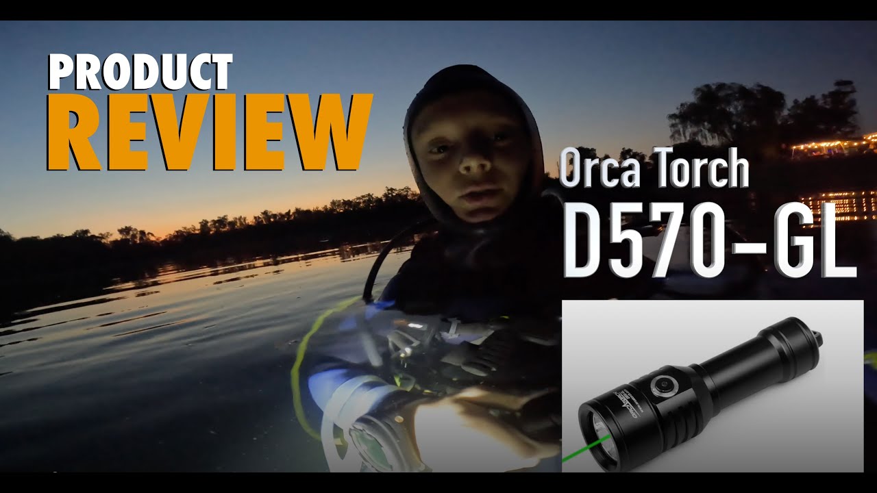 OrcaTorch D570-GL 1000 Lumens and Green Laser Light Review - YouTube