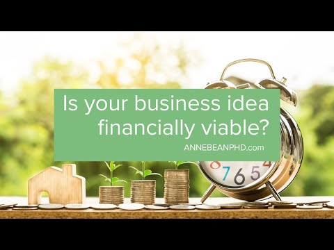 How to quickly assess the financial viability of a business idea - YouTube