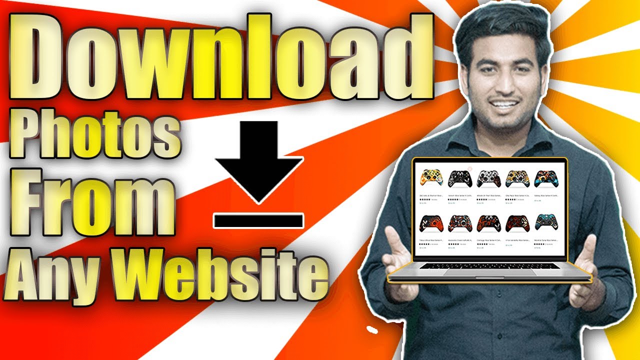 How To Download Photos From Chrome In Laptop / Computer? - YouTube