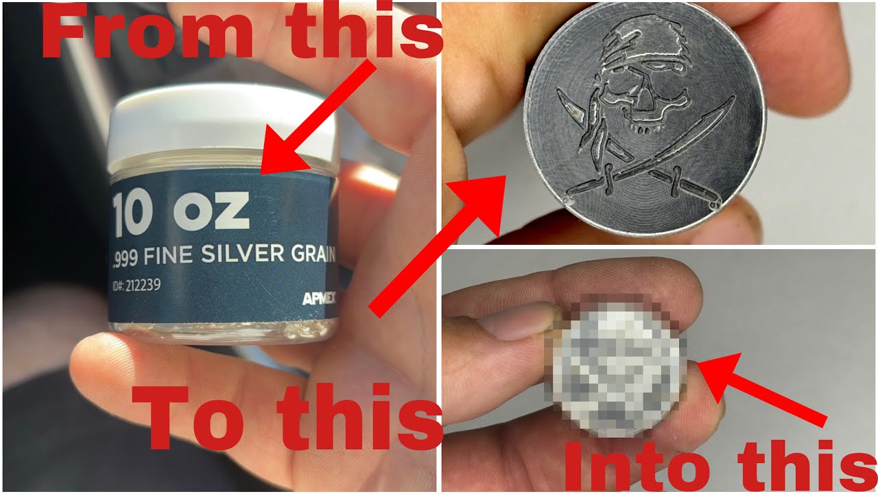 Stamped silver coin. Scrapping metal to rebuild a dirt bike week 3 ...