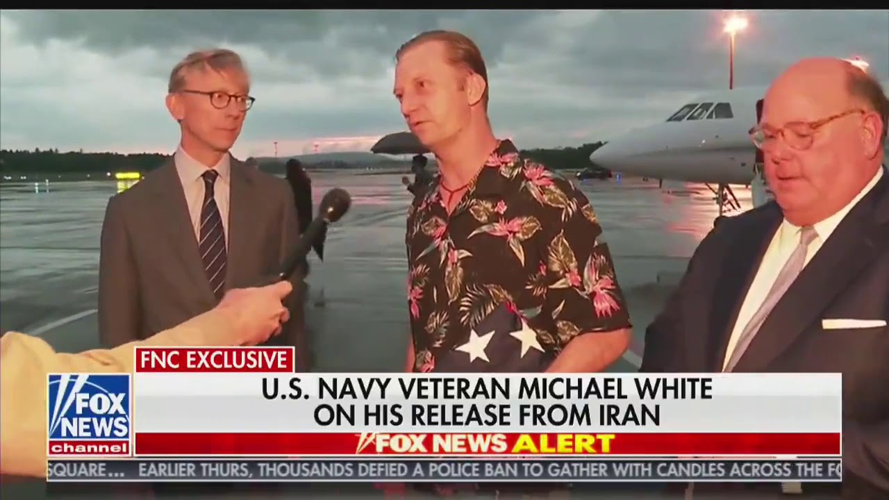 US Navy veteran Michael White thanks Trump for his efforts in his ...