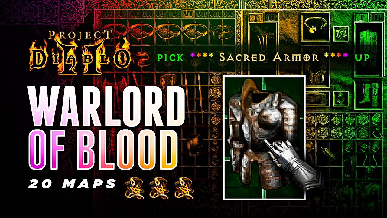 20 Warlord of Blood Maps - Project Diablo 2 (PD2) - YouTube
