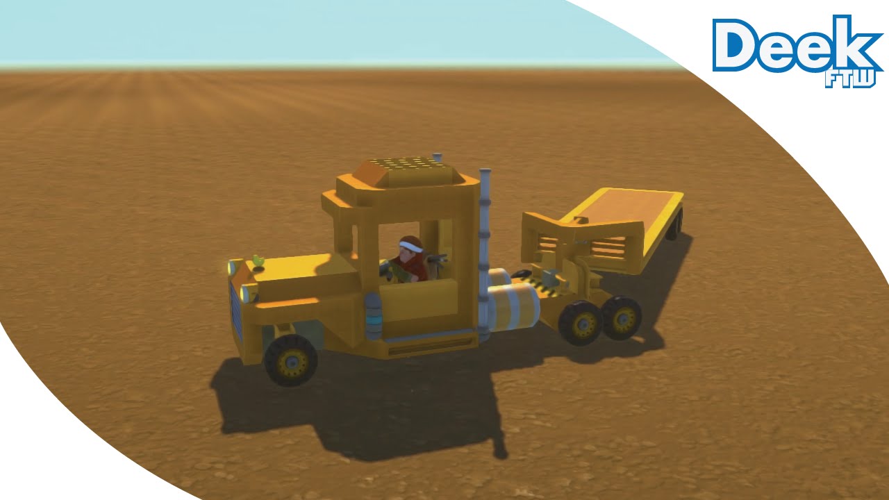 Semi Truck with Detachable Trailer - Scrap Mechanic Creative Showcase ...