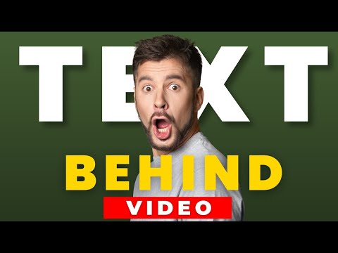 Text behind the person video editing in capcut | Edit text behind ...