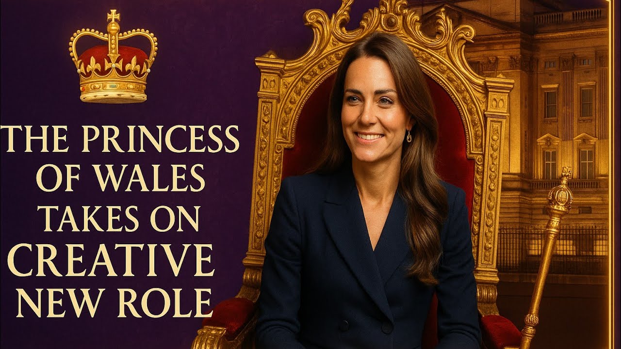 The Princess of Wales takes on creative new role. - YouTube