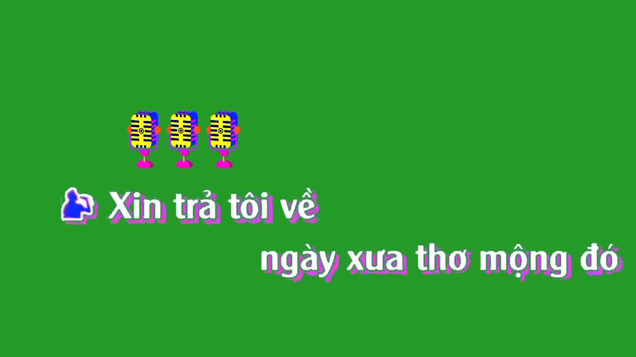 xin tra toi ve karaoke tone nu - YouTube