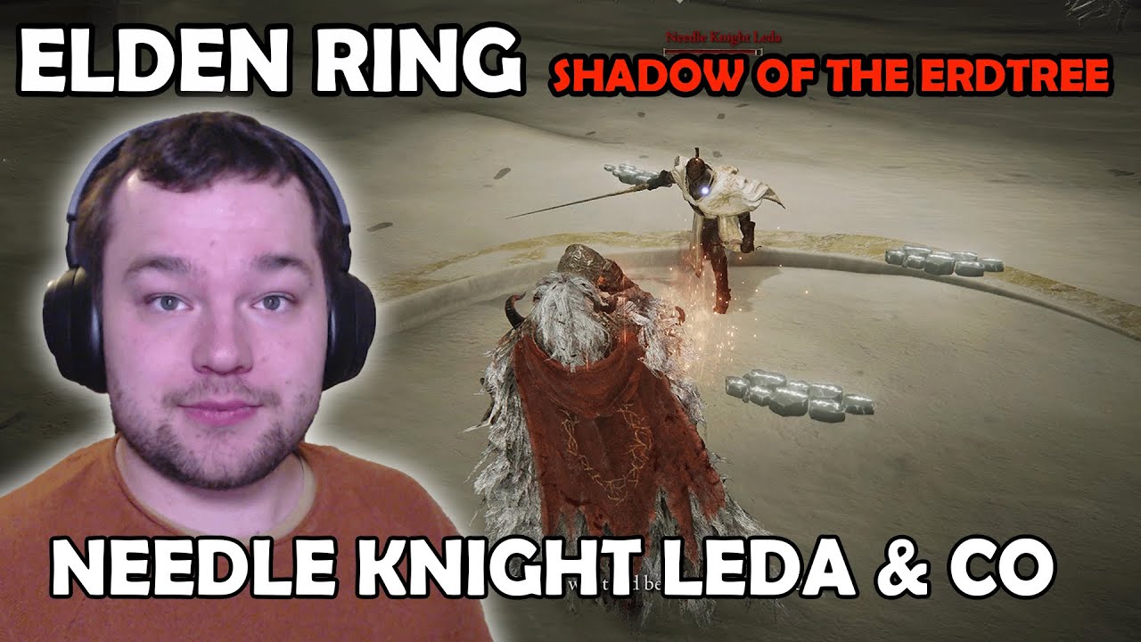 Needle Knight Leda full boss fight in Elden Ring Shadow of the Erdtree ...