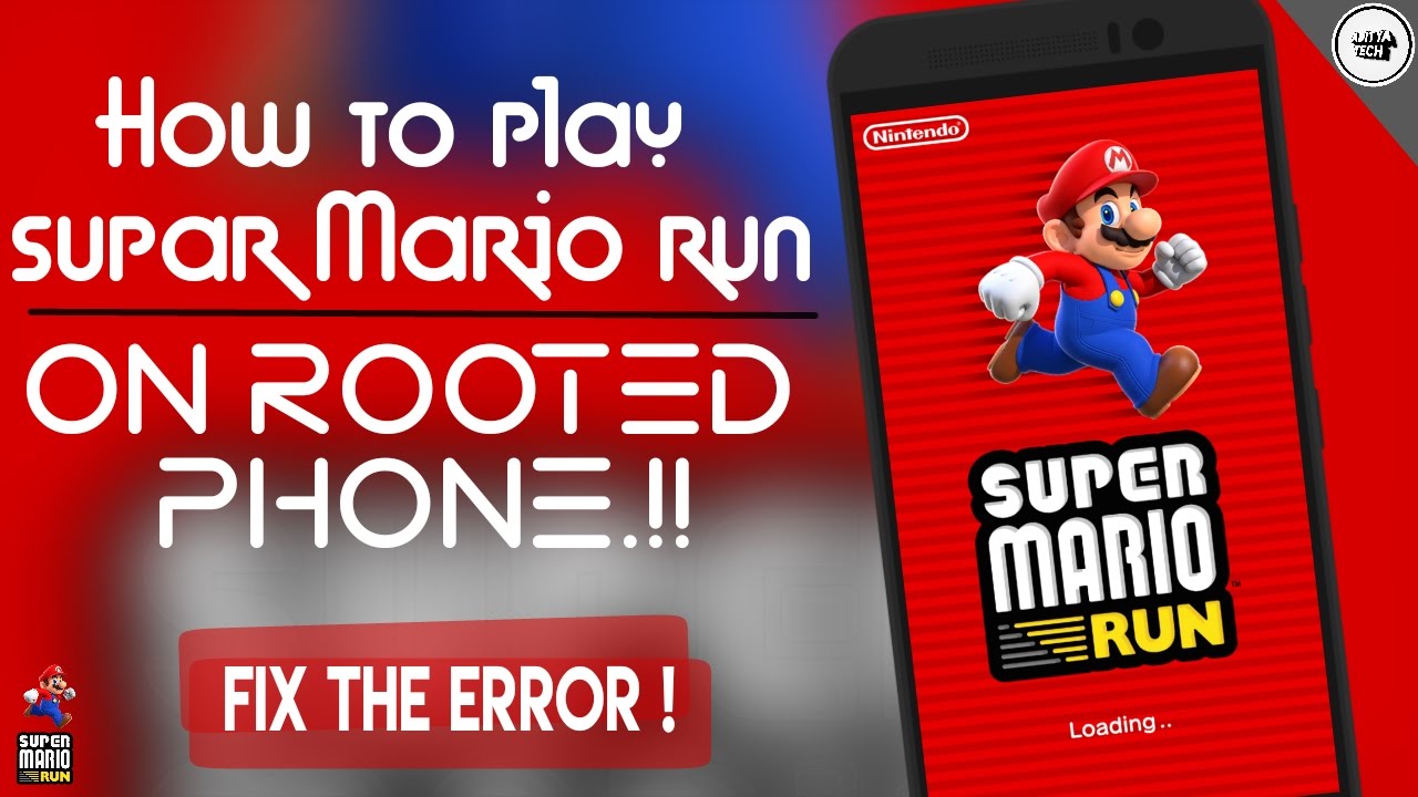 Super Mario Run How To Play Rooted Phone Fix The Crush On Root By Aditya Youtube
