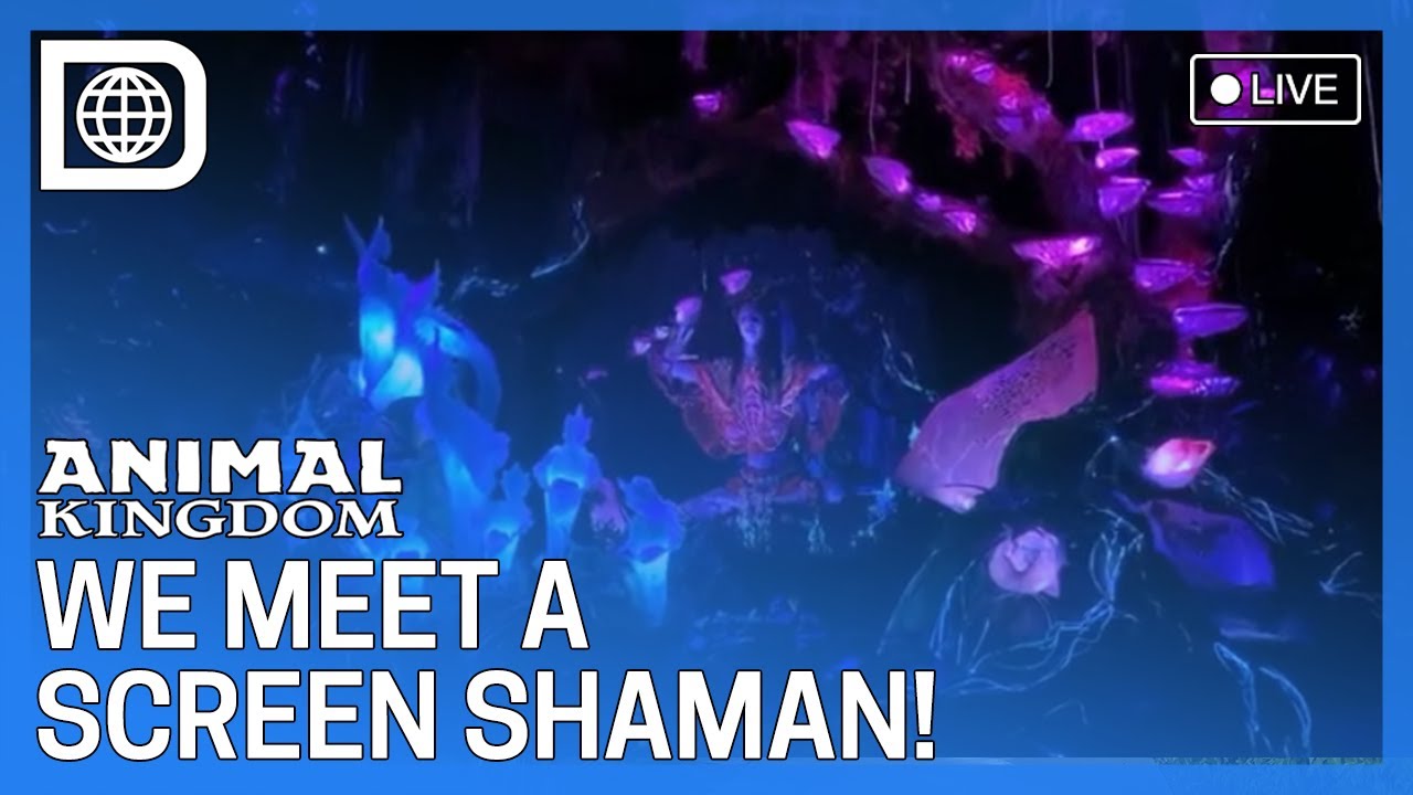 🔴LIVE We Meet the Screen Shaman at Disney’s Animal Kingdom - YouTube