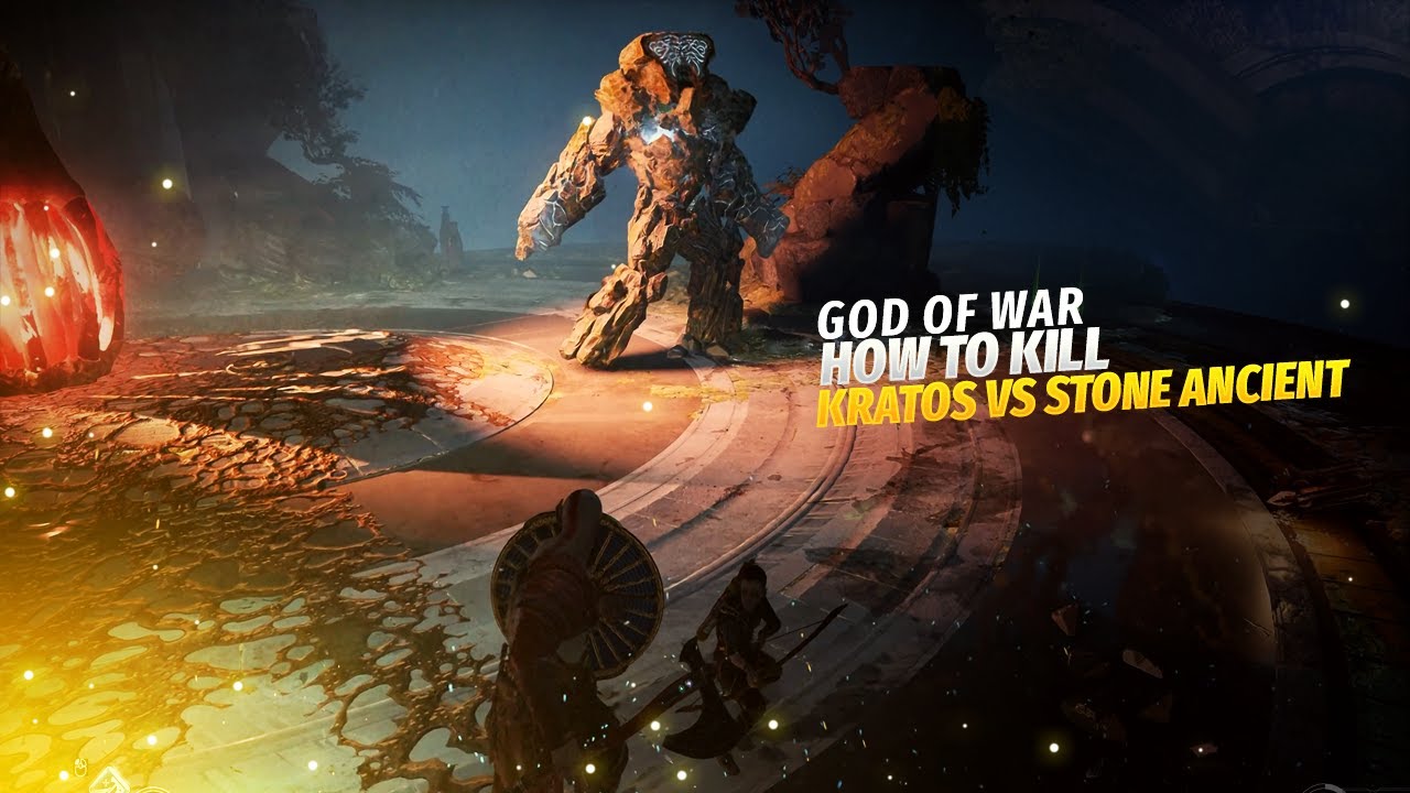 Kratos VS Stone Ancient | God of War 4K - YouTube
