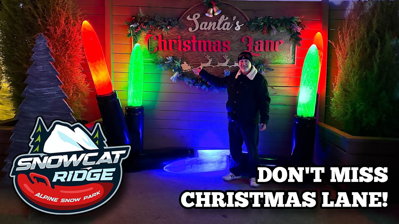 Santa's Christmas Lane At Snowcat Ridge! - YouTube