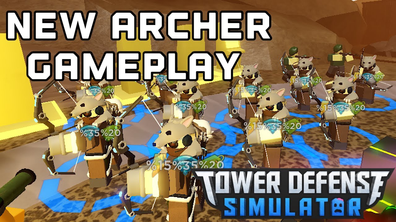 ARCHER IS BACK FROM META? | Tower Defense Simulator | ROBLOX - YouTube