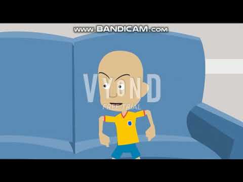 Caillou Throws a Tantrum and Gets Grounded - YouTube