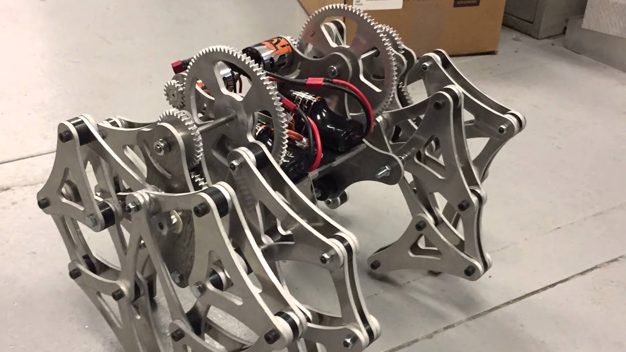 Robowalker Theo jansen RC mechanical walker - YouTube