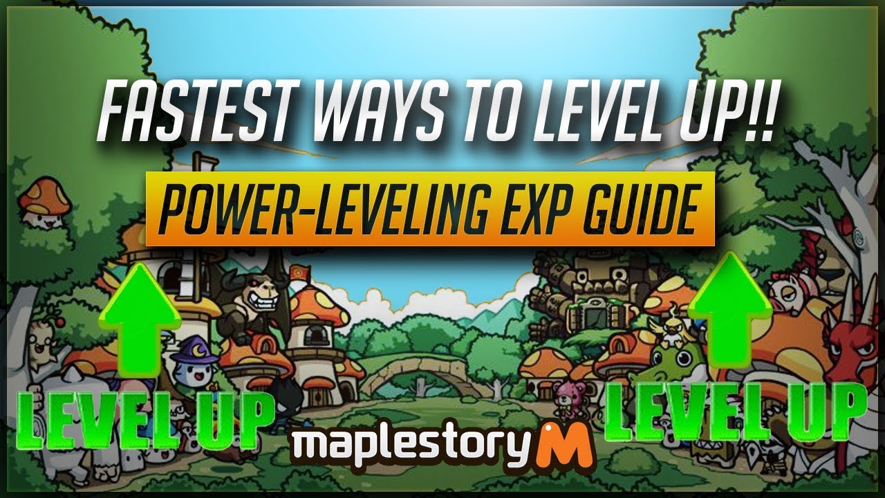[MS] Fastest Ways To Level Up! MapleStory M Power-Leveling Experience ...