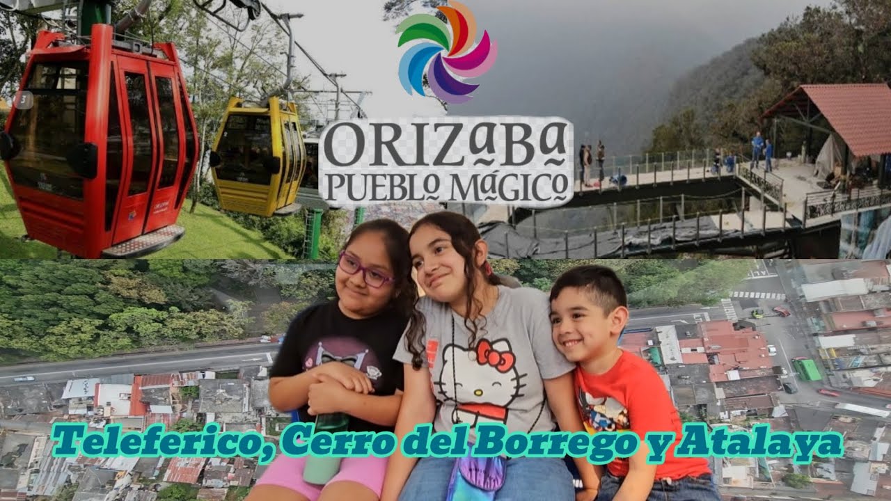 Orizaba's Cable railway (Teleférico) & Watch deck (Atalaya). Cerro del ...