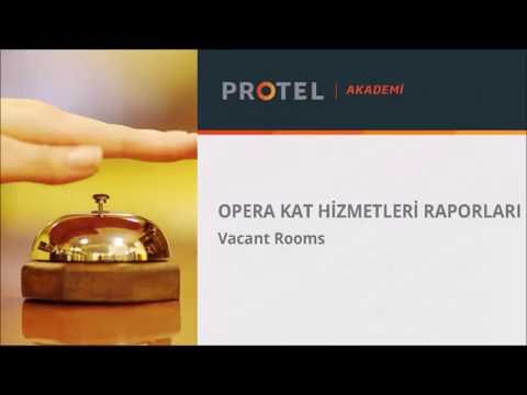 OPERA | 5.Kat Hizmetleri Raporları - 05.Vacant Rooms