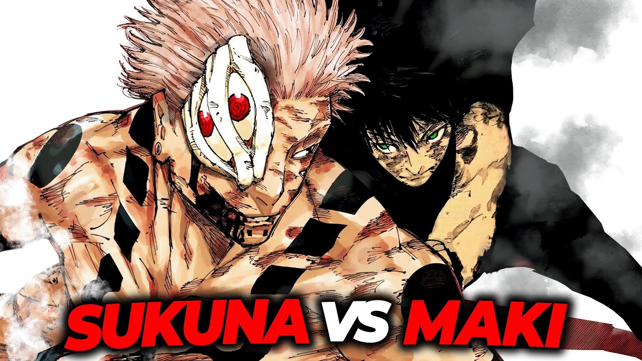 MAKI VIOLATES THE KING OF CURSES RYOMEN SUKUNA... - YouTube