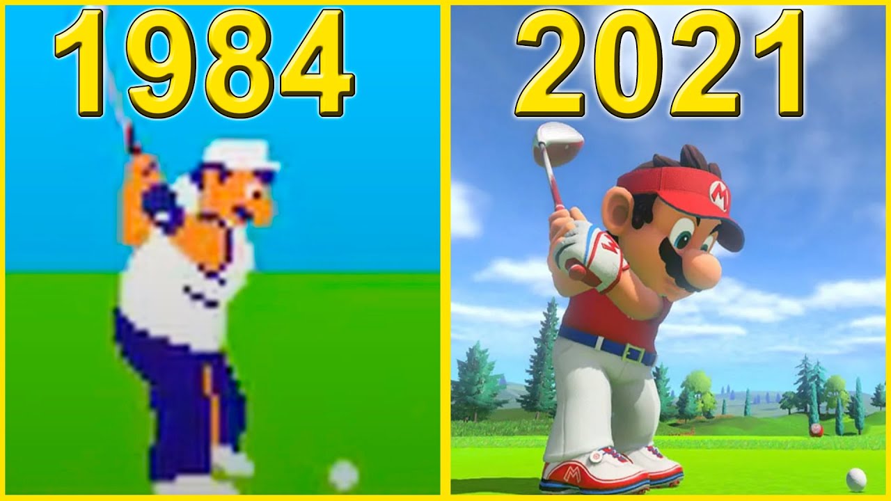 Evolution of Mario Golf 1984-2021 - YouTube